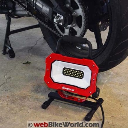 Snap-On LED Work Light Review - webBikeWorld