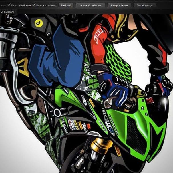 Badass Motorcycle Artwork by Scaronistefano - webBikeWorld