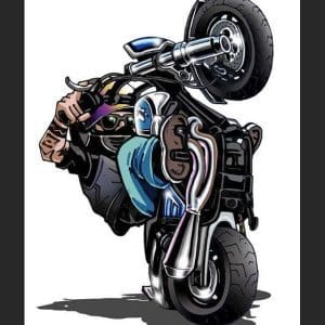 Badass Motorcycle Artwork by Scaronistefano - webBikeWorld