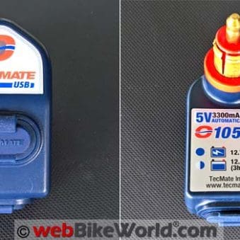 TecMate OptiMate O-105 USB Review - webBikeWorld