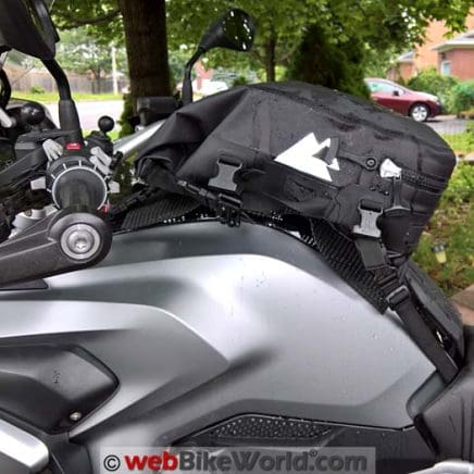 Touratech Waterproof Moto Tank Bag Review - webBikeWorld