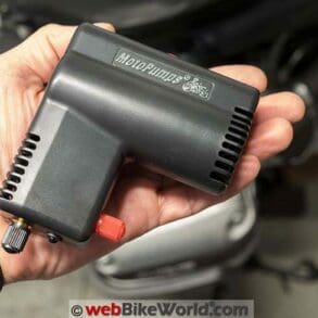MotoPumps Air Shot Review - webBikeWorld