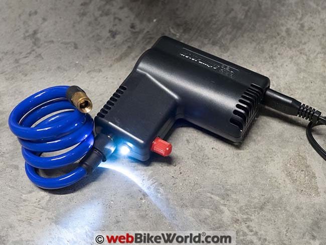 MotoPumps Air Shot Review - webBikeWorld
