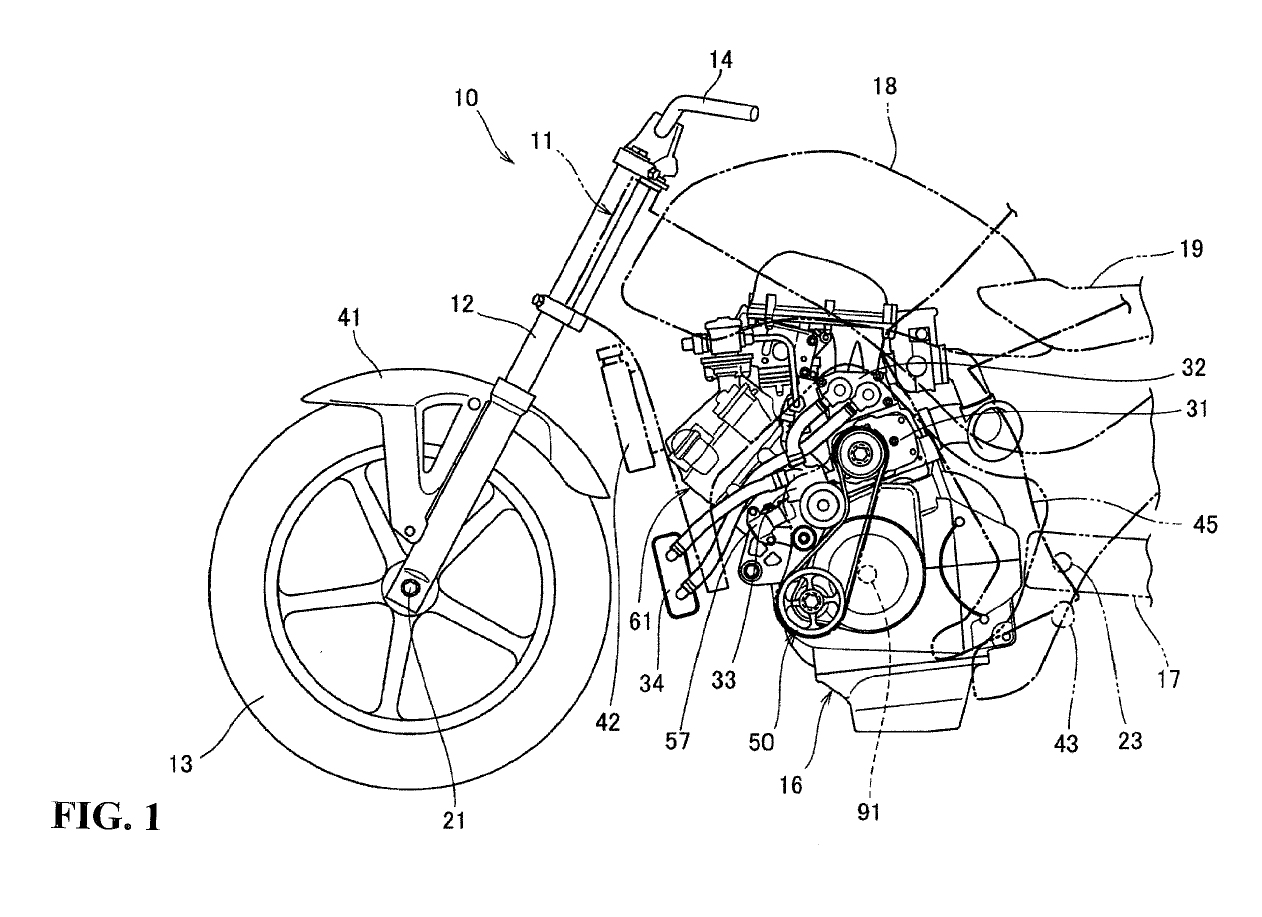 Motorcycle Engine Drawing