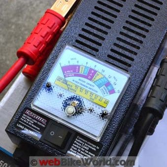 Motorcycle Battery Tester Review - webBikeWorld