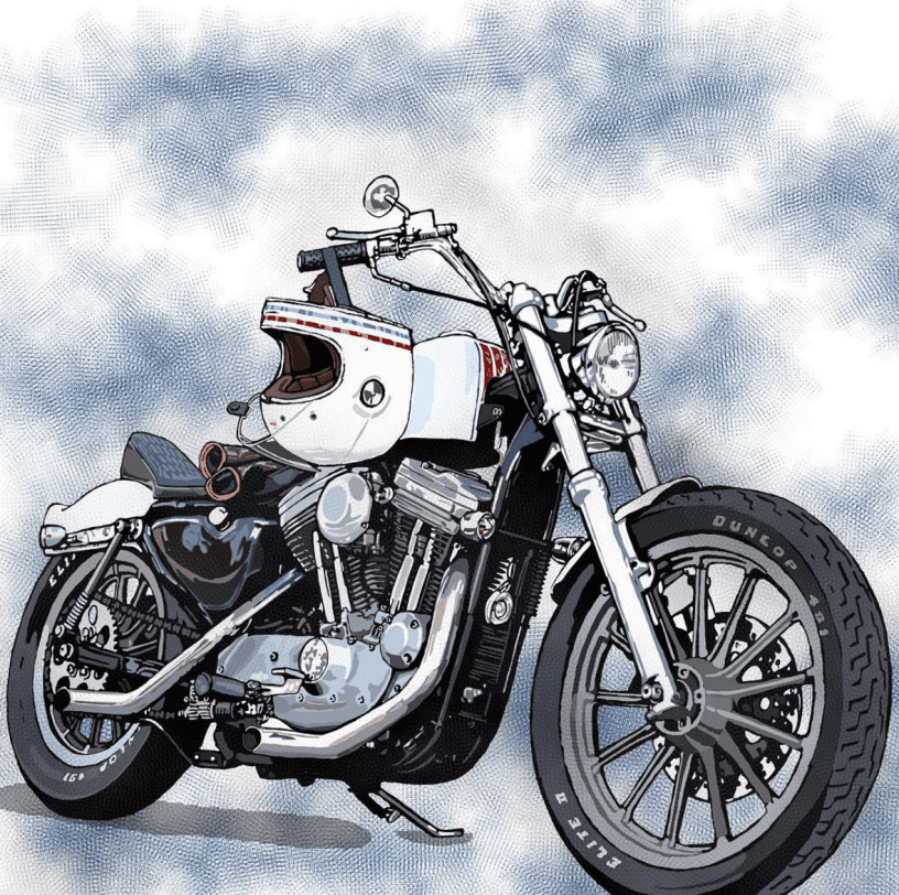 Badass Motorcycle Art by Kamu666 - webBikeWorld