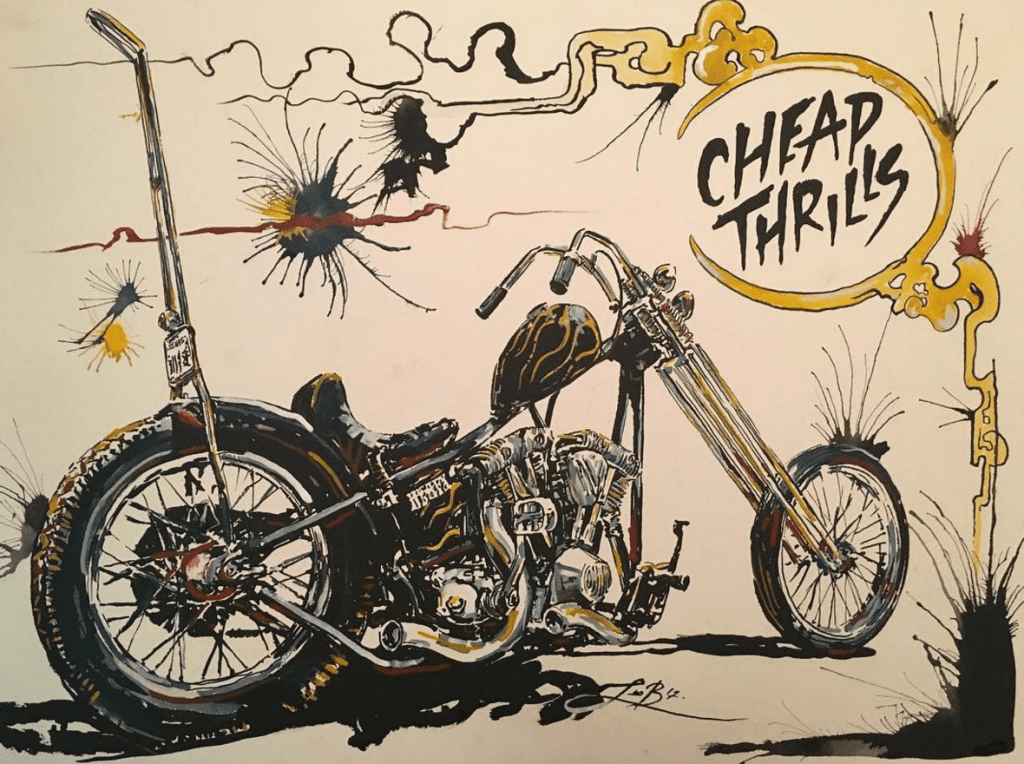 Badass Motorcycle Art by Leebullockart - webBikeWorld