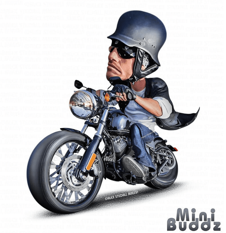 Badass Motorcycle Art by MiniBuddz - webBikeWorld