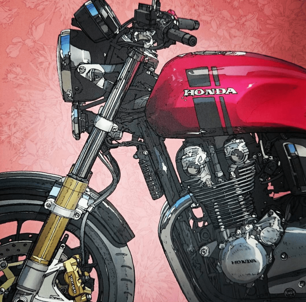Badass Motorcycle Art by zx.12rf - webBikeWorld