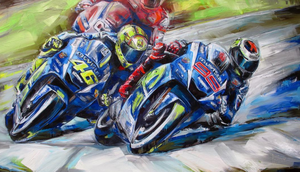 Badass Motorcycle Art by Kseniarts_k - webBikeWorld