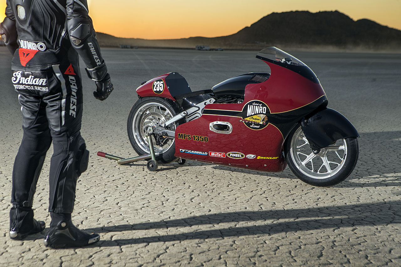 Indian unveils Burt Munro Streamliner - webBikeWorld