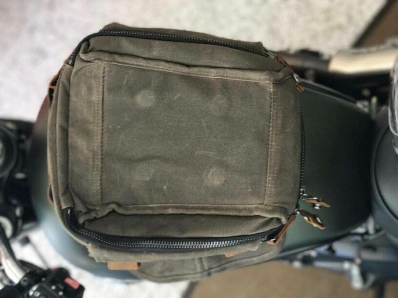 Burly tank bag adds flexible style - webBikeWorld