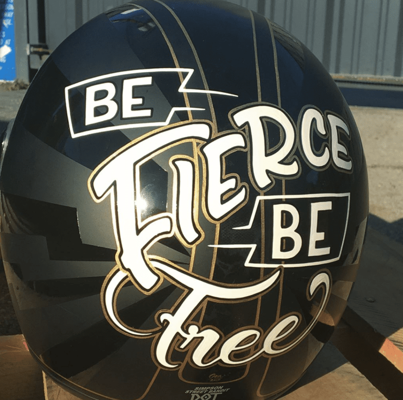 Badass Motorcycle Art with jen_hallett_art - webBikeWorld