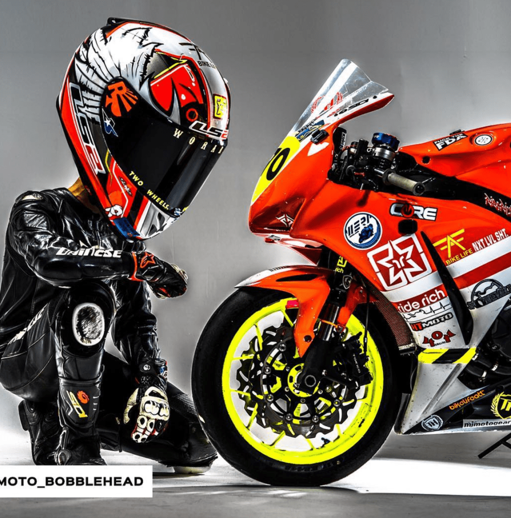 Badass Motorcycle Art with moto_bobblehead - webBikeWorld