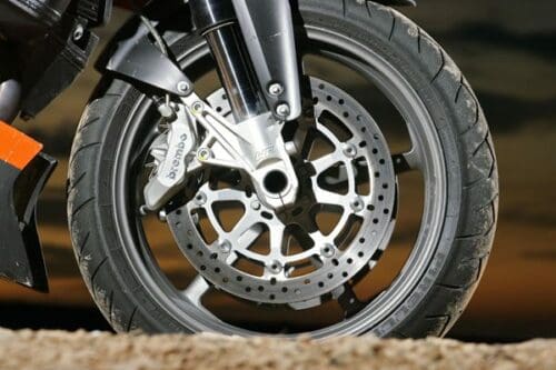 KTM 990 Super Duke Front Wheel & Brake Photograph - webBikeWorld