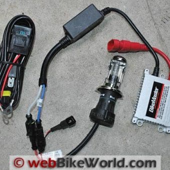 Motorcycle HID Headlight Conversion - webBikeWorld