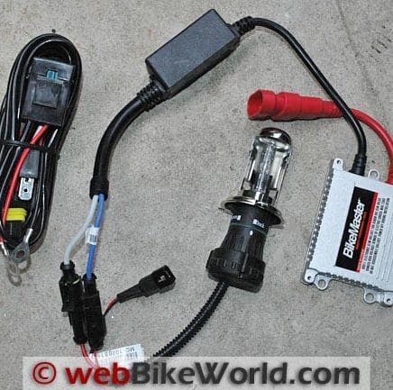 Motorcycle HID Headlight Conversion - webBikeWorld