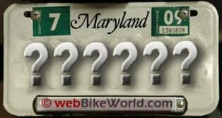 Motorcycle License Plate Dimensions - webBikeWorld