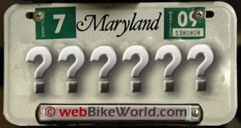 Motorcycle License Plate Dimensions - webBikeWorld