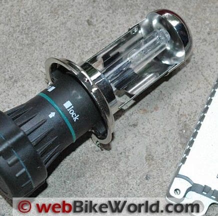 Motorcycle HID Headlight Conversion - webBikeWorld