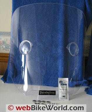 Parabellum Windshield - webBikeWorld