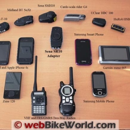 Sena SR10 Compatibility - webBikeWorld