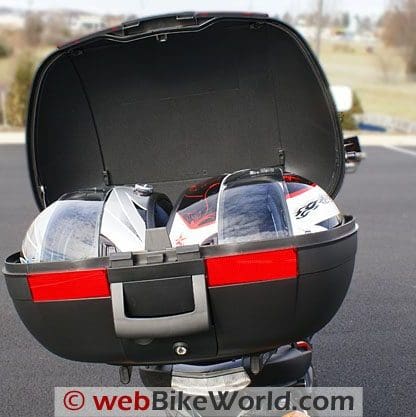 SHAD Motorcycle Luggage Installation - webBikeWorld