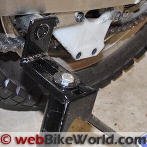 DR650 Rear Swingarm Stand - webBikeWorld