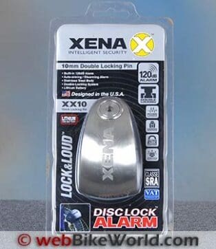 Xena XX10 Disc Lock Alarm - webBikeWorld