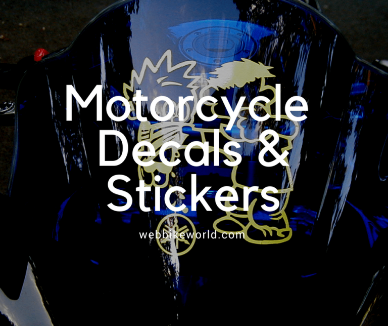 Motorcycle Stickers And Decals Webbikeworld