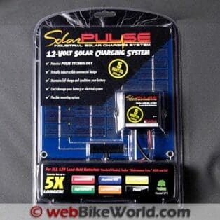 PulseTech Solar Battery Charger Review - webBikeWorld