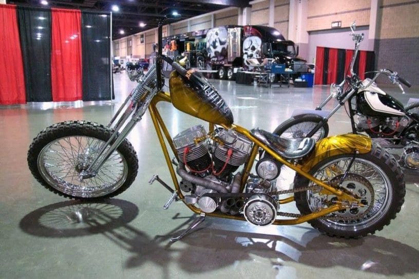 Junkyard Angel built by Gangster Choppers of U.S.A.