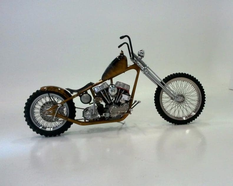 Junkyard Angel built by Gangster Choppers of U.S.A.