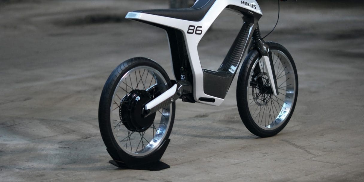 NOVUS Shows Off It's Electric Carbon Motorcycle - webBikeWorld