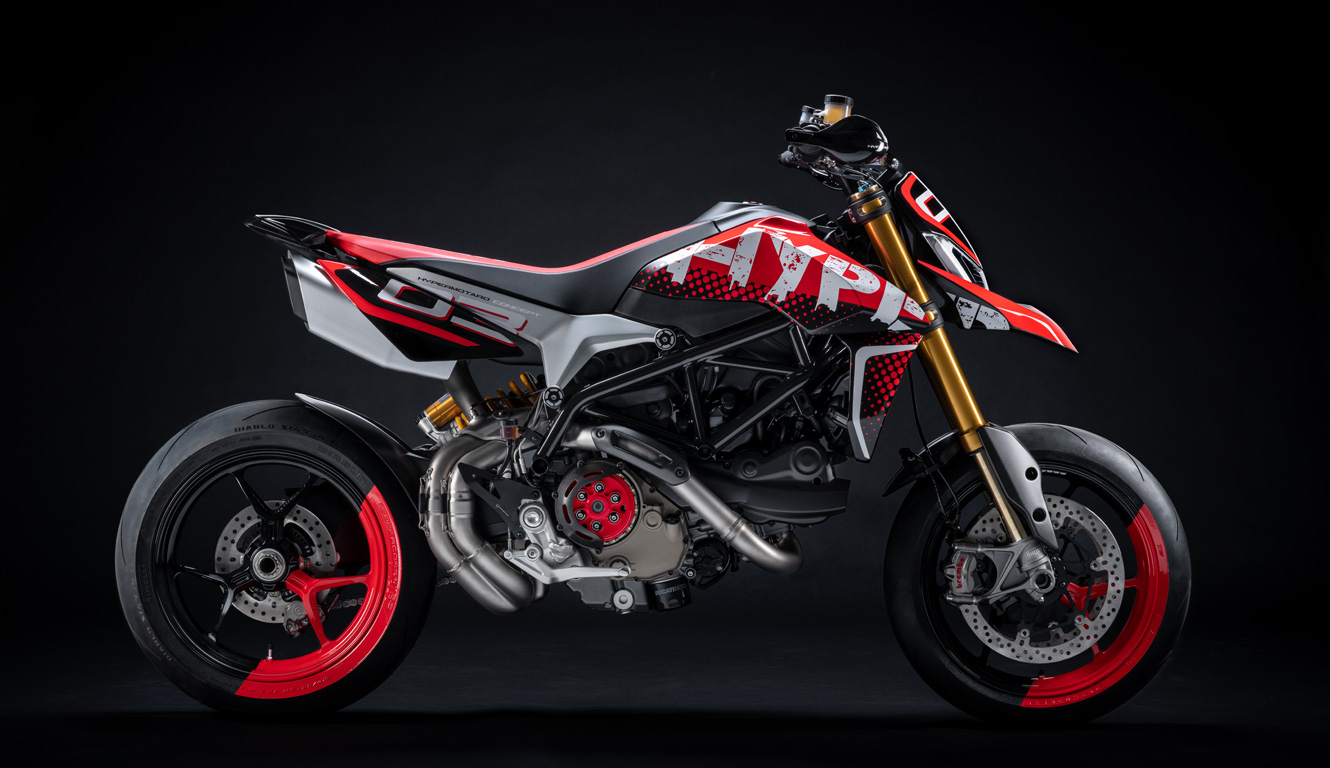 The Ducati Hypermotard 950 Concept Appears at Concorso d’Eleganza Villa ...