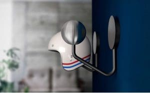 Halley's Helmet Stand & Rack Help Helmets Strut Their Stuff - webBikeWorld