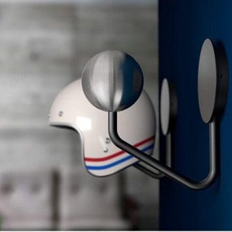 Halley's Helmet Stand & Rack Help Helmets Strut Their Stuff - webBikeWorld