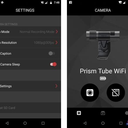 Sena Prism Tube WiFi Action Camera Review
