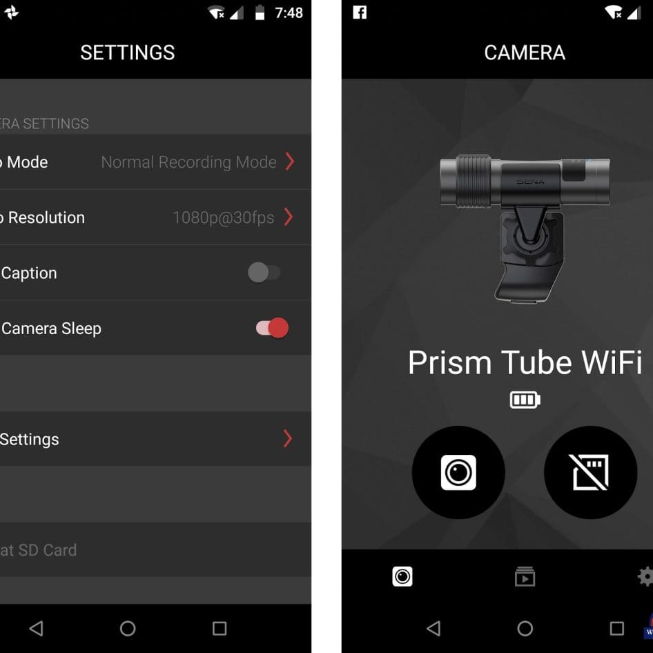 Sena Prism Tube WiFi Action Camera Review