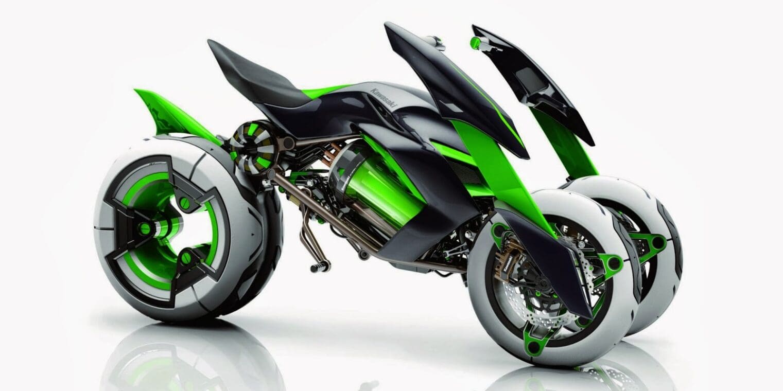 Kawasaki has a Four-Wheeled Motorcycle in the Works - webBikeWorld