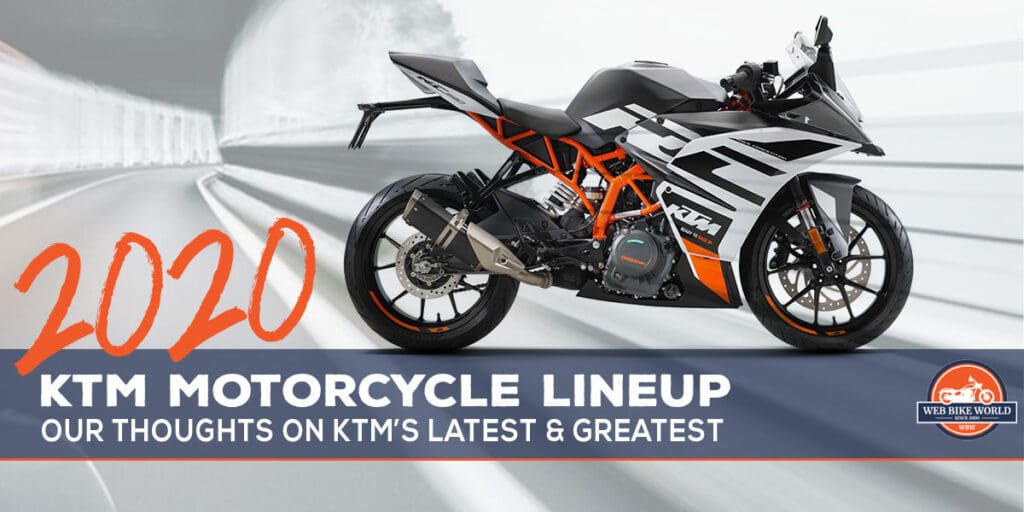 2020 KTM Motorcycle Model List | webBikeWorld