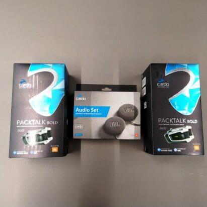 Cardo PACKTALK BOLD with Sound by JBL - webBikeWorld