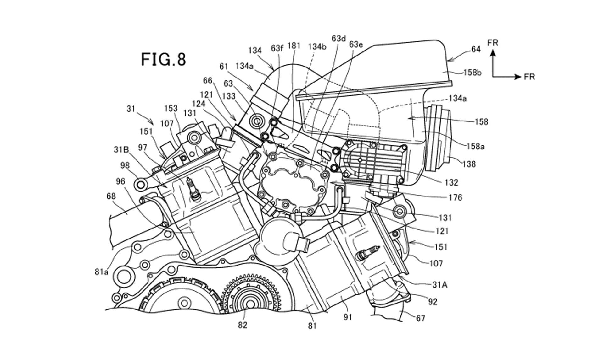 Honda Motorcycle Engine Diagram