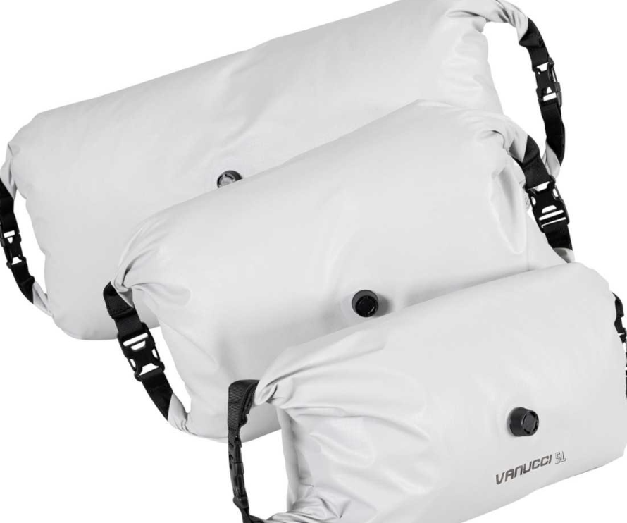 The Vanucci Compression Dry Bags Look Cool - webBikeWorld