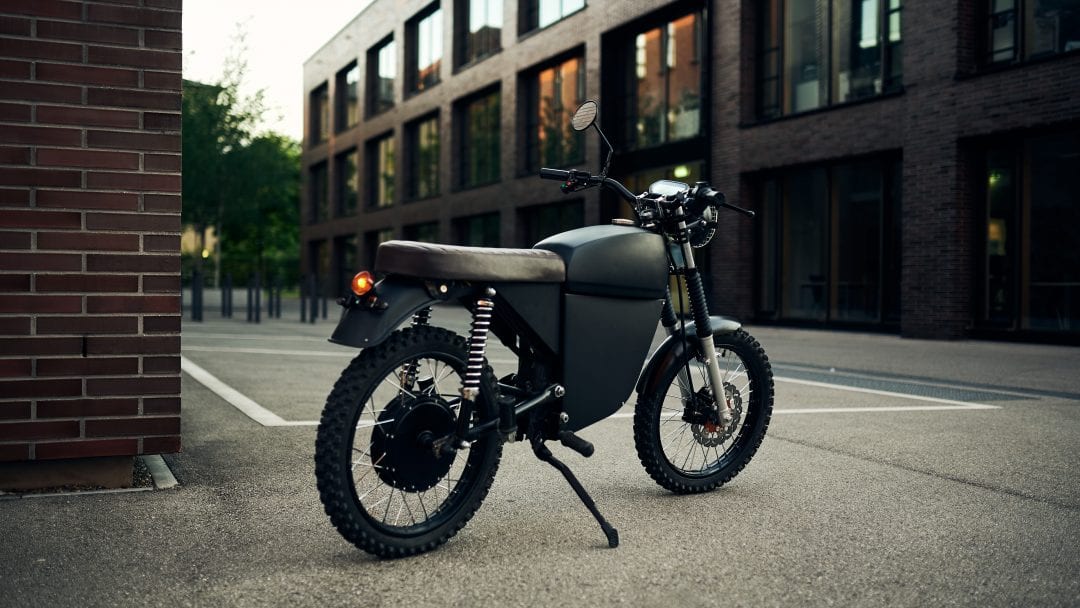 The Black Tea Moped Is a Small Electric Motorcycle | webBikeWorld