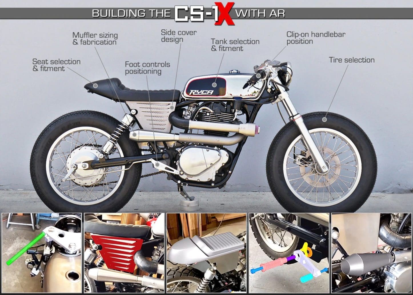 Ryca Motors Designs 10th Anniversary Bike With Augmented Reality