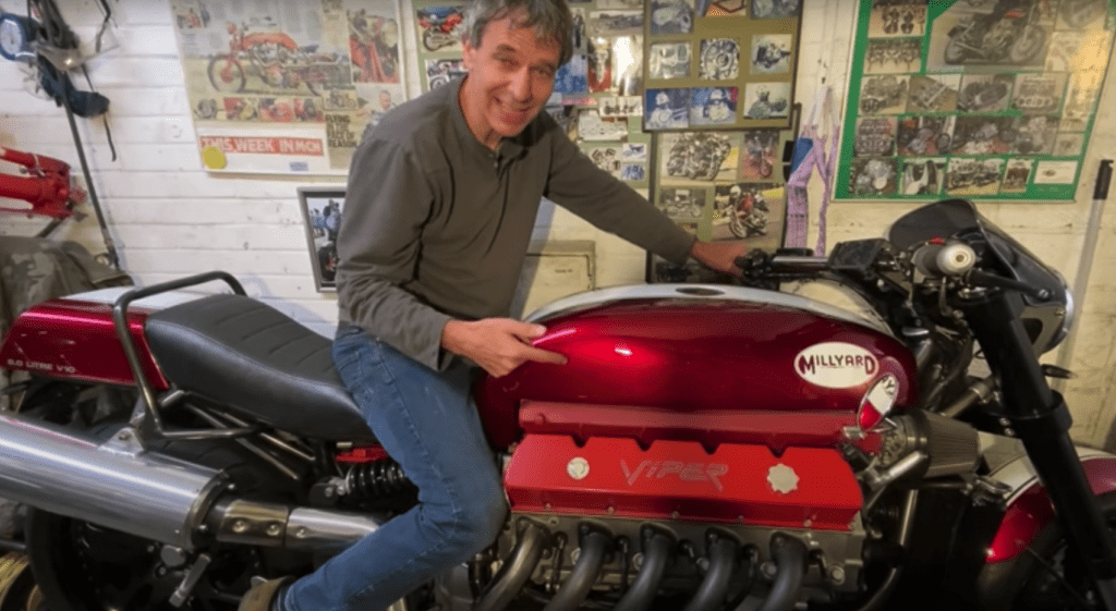 Allen Millyard Does His Second Video on His Viper V10 Motorcycle ...