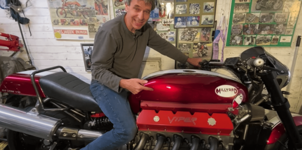 Allen Millyard Does His Second Video on His Viper V10 Motorcycle ...