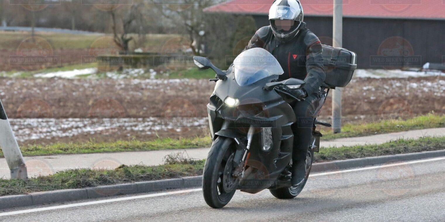 Spy Shots Reveal New Kawasaki H2 SX Sport Tourer Featuring Radar System ...