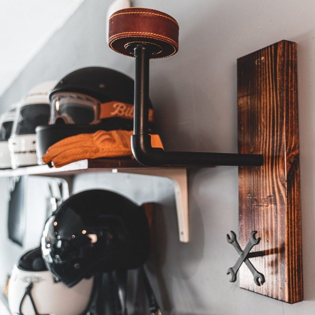 Show Off Your Lid With Trip Machine Helmet Hangers - webBikeWorld